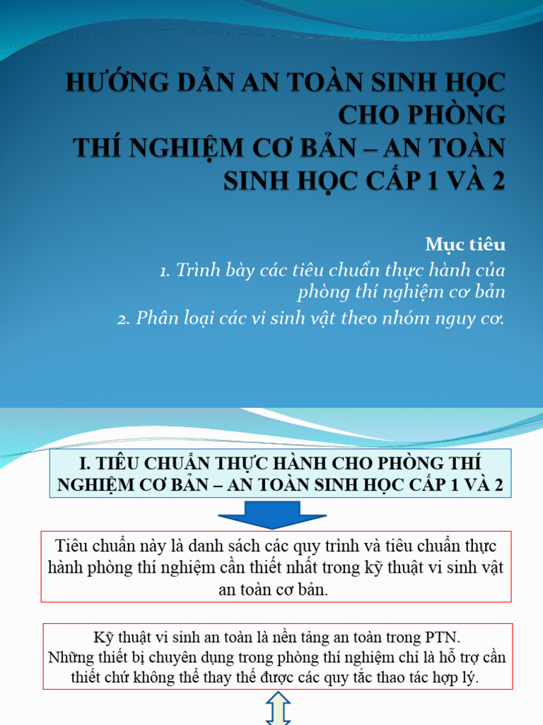 Huongdan Antoan Sinhhoc | PDF