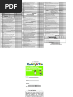 ECCD Checklist KINDERGARTEN | PDF