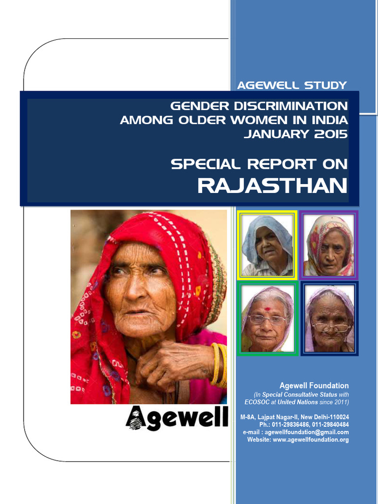 Gender Discrimination Among Older Women in India Special Report On ...