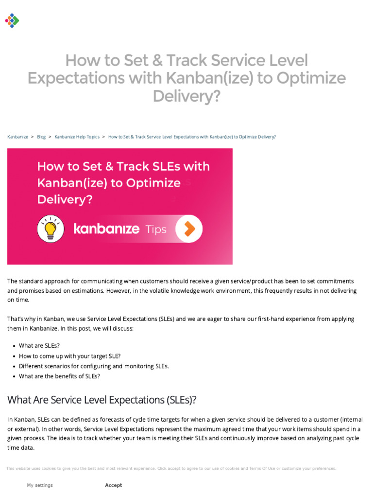 Deliver On Time With Service Level Expectations (SLEs) | PDF | Http ...