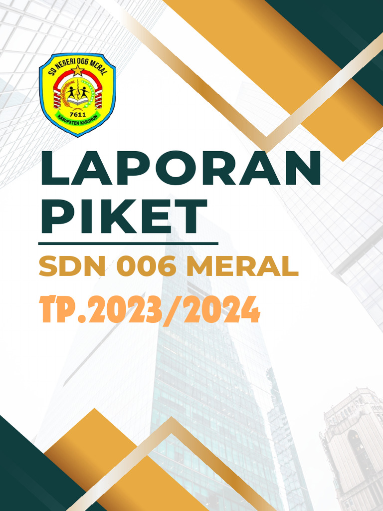 Laporan Piket SDN 006 Meral | PDF