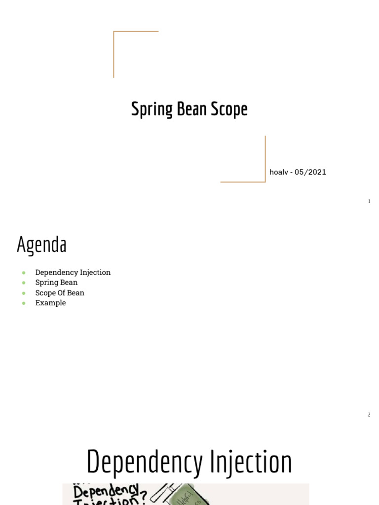 Bean Scope In Spring Pdf 8389