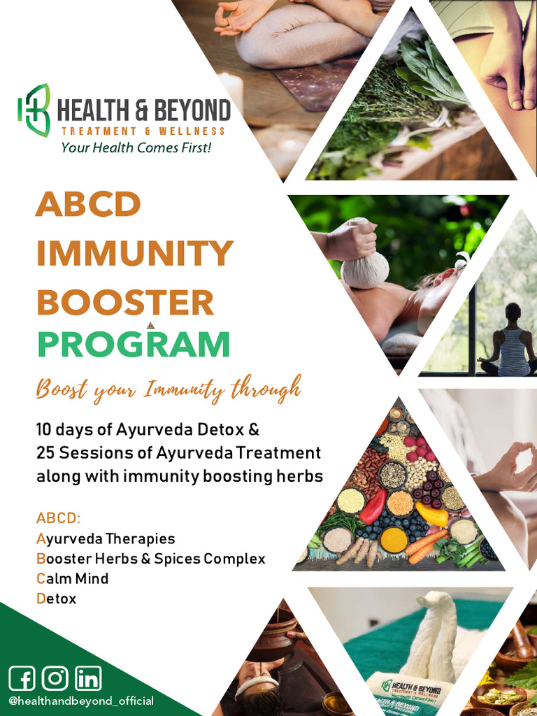 ABCD Immunity Booster Program | PDF | Lifestyle | Self-Improvement
