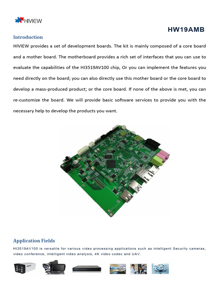 HI3519AV100 Development Board | PDF | Information Technology ...