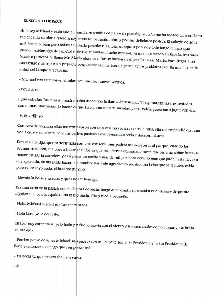 El Secreto de Paris Erin Lopez Lopez 4o | PDF