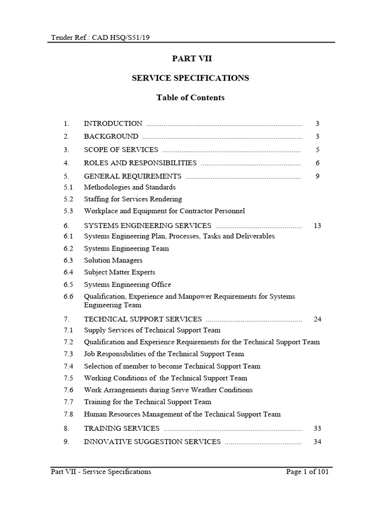 [17 Part VII_Service Specifications] | PDF | Specification (Technical Standard) | Systems ...
