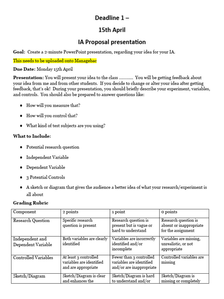 IA Proposal Presentation | Download Free PDF | Experiment | Cognitive Science