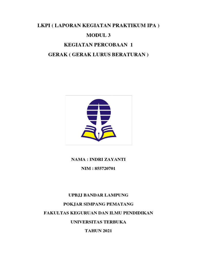 Laporan Modul 4 KP 2 (Gerak Lurus Beraturan) | PDF