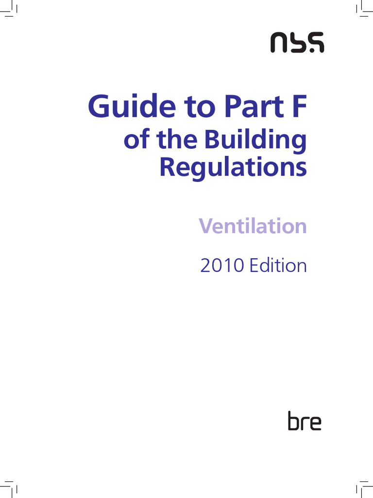 BR Part F Ventilation | PDF | Ventilation (Architecture) | Building ...