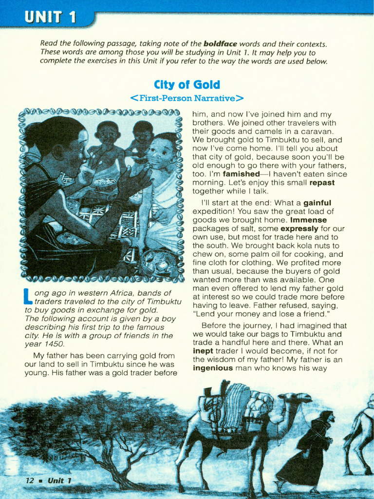 G6 Level A Unit 1 | PDF