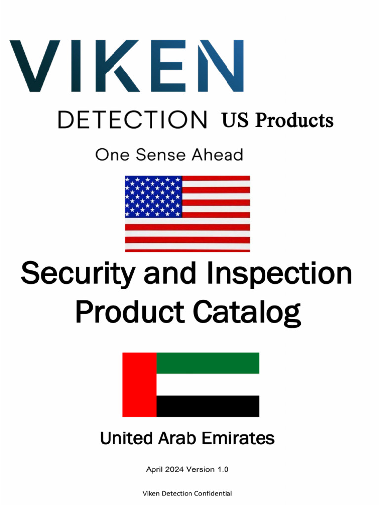 Viken Detection Product Catalog v3 Apr 2024 UAE | PDF | Usb | Mass ...