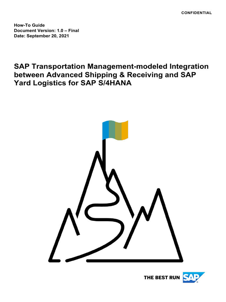 HowToGuide - TM - Yard Logistics - S4HANA - Integration - ASR - Final ...