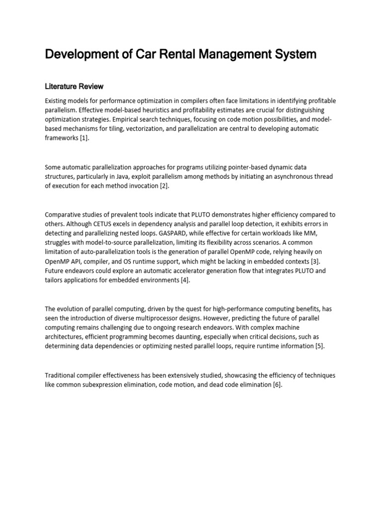 Project Literature (E2245838) | PDF | Parallel Computing | Concurrent Computing