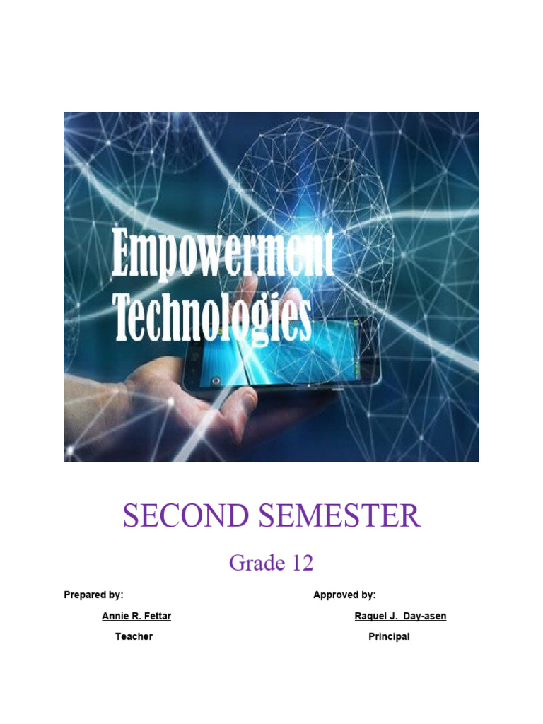 EMPOWERMENT TECHNOLOGY | PDF | Telephone | Application Software
