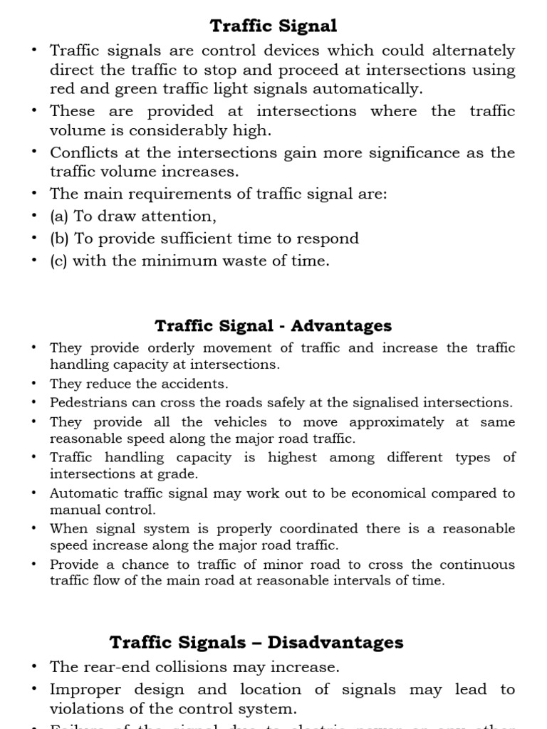 Unit 5 - 2 Traffic Regulation and Control | PDF | Traffic Light | Traffic