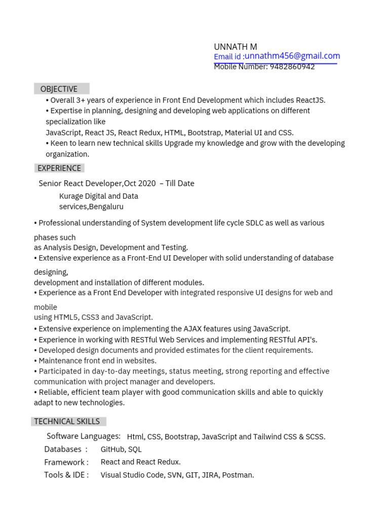 Anvesh Resume PDF | PDF | Java Script | World Wide Web