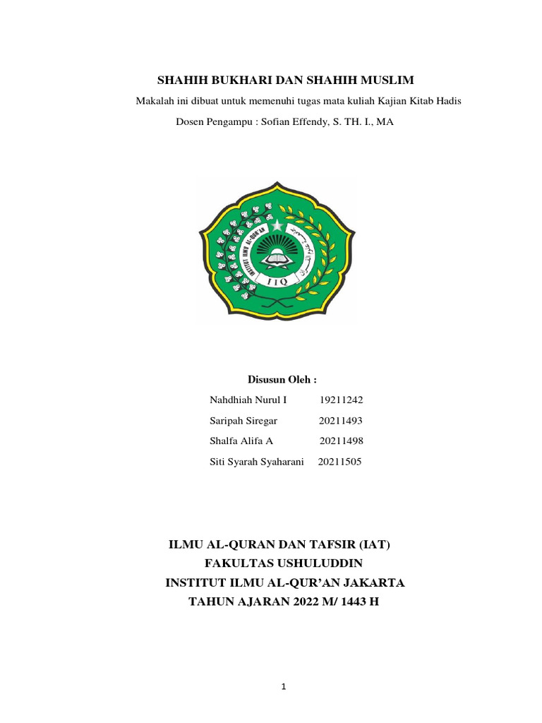 Karya dan Biografi Imam Bukhari | PDF