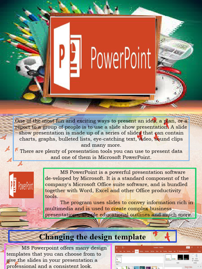 ms powerpoint | PDF | Microsoft Power Point | Computing