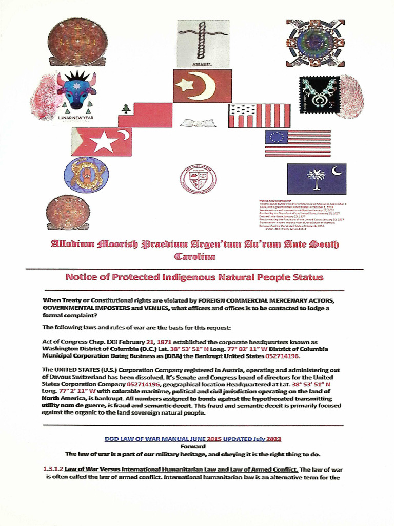 Protected Person Notice and Proclamation 5.13.2024 | PDF