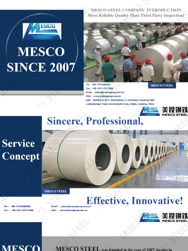 Mesco Steel Catalogue | PDF