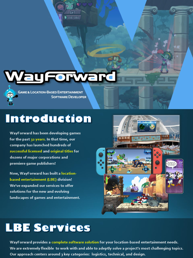 WayForward LBE | PDF | Mobile App | 3 D Computer Graphics