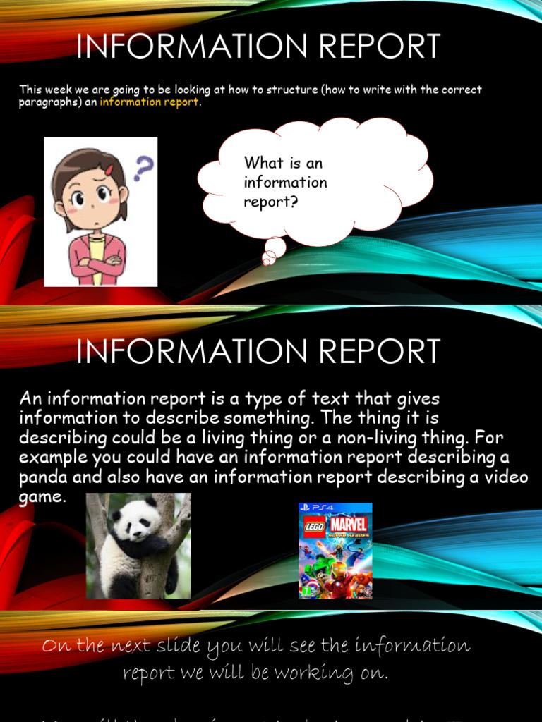 Structuring an Information Report | PDF | Paragraph | Cognitive Science