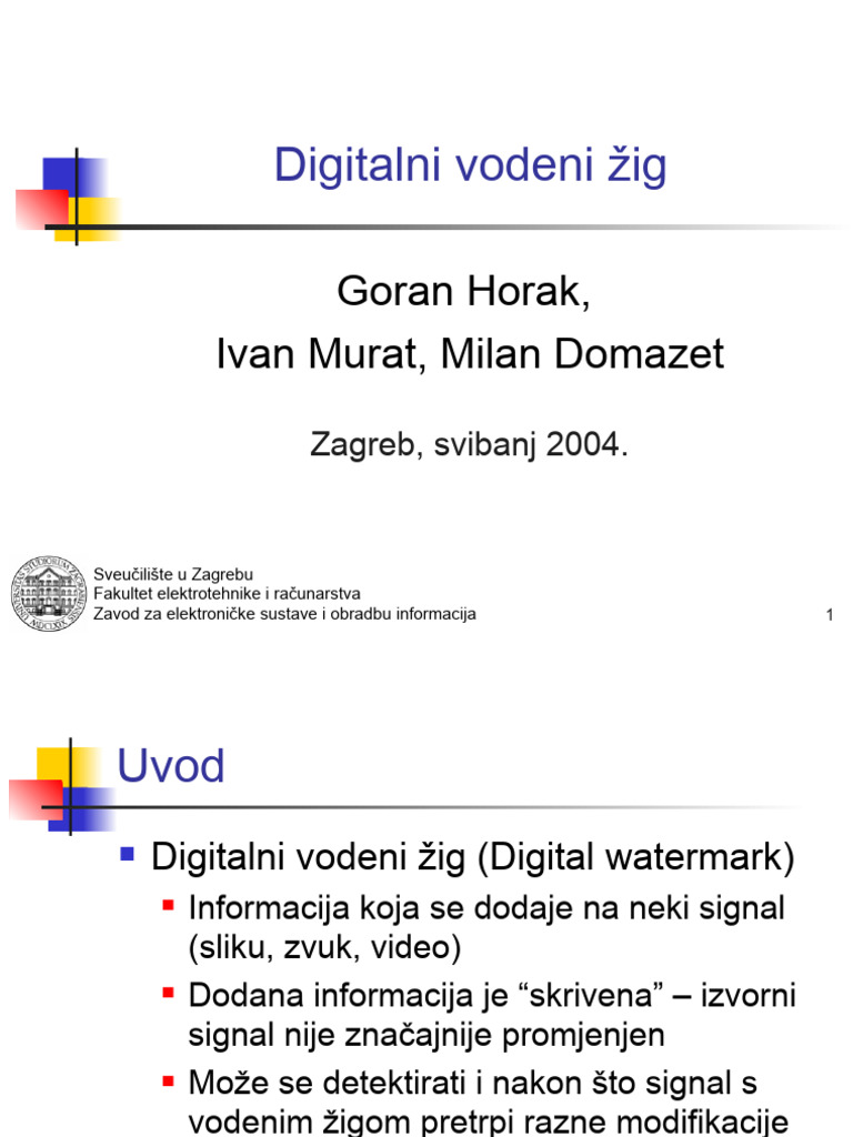 Digital Watermark | PDF
