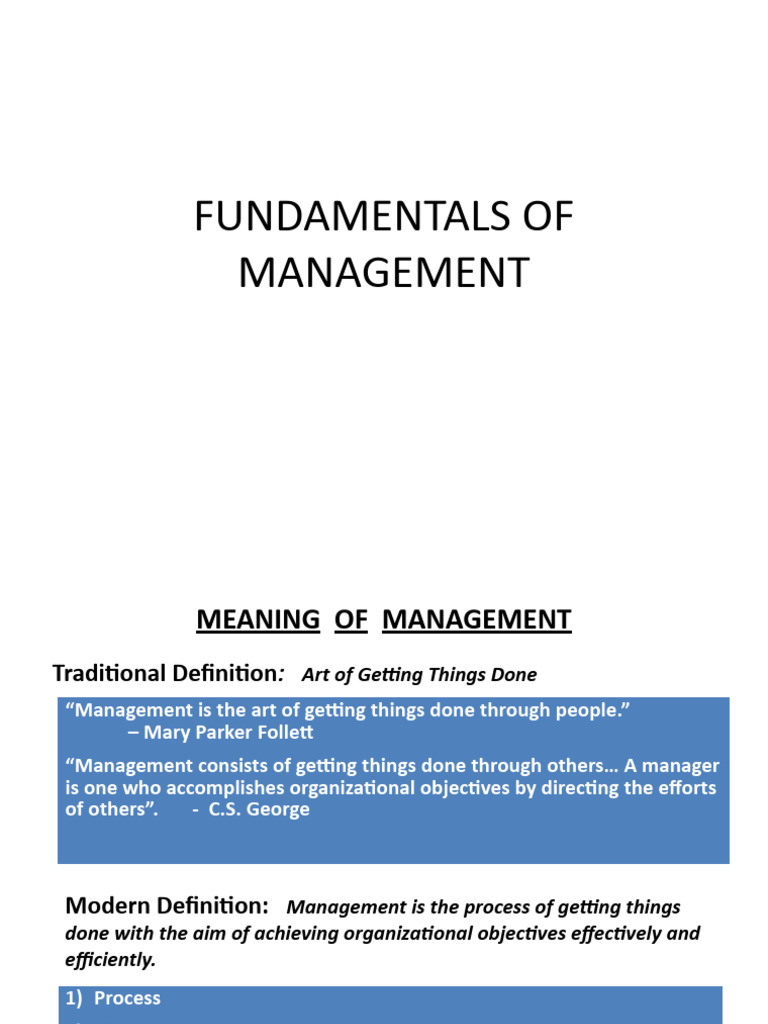 Management and Its Functions | PDF | Science | Skill