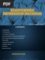 Elastomeric Impression Materials | PDF | Elastomer | Materials
