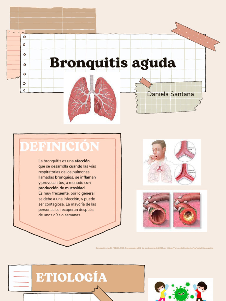 Bronquitis Aguda | PDF | Tos | Bronquitis