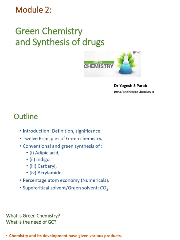 Green Chemistry Principles in Hindi | PDF | Green Chemistry | Chemistry