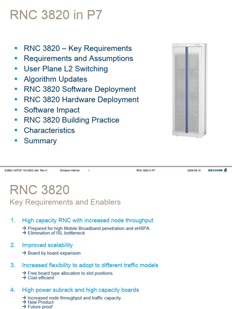 RNC 3820 Architecture | PDF | Asynchronous Transfer Mode | Ethernet