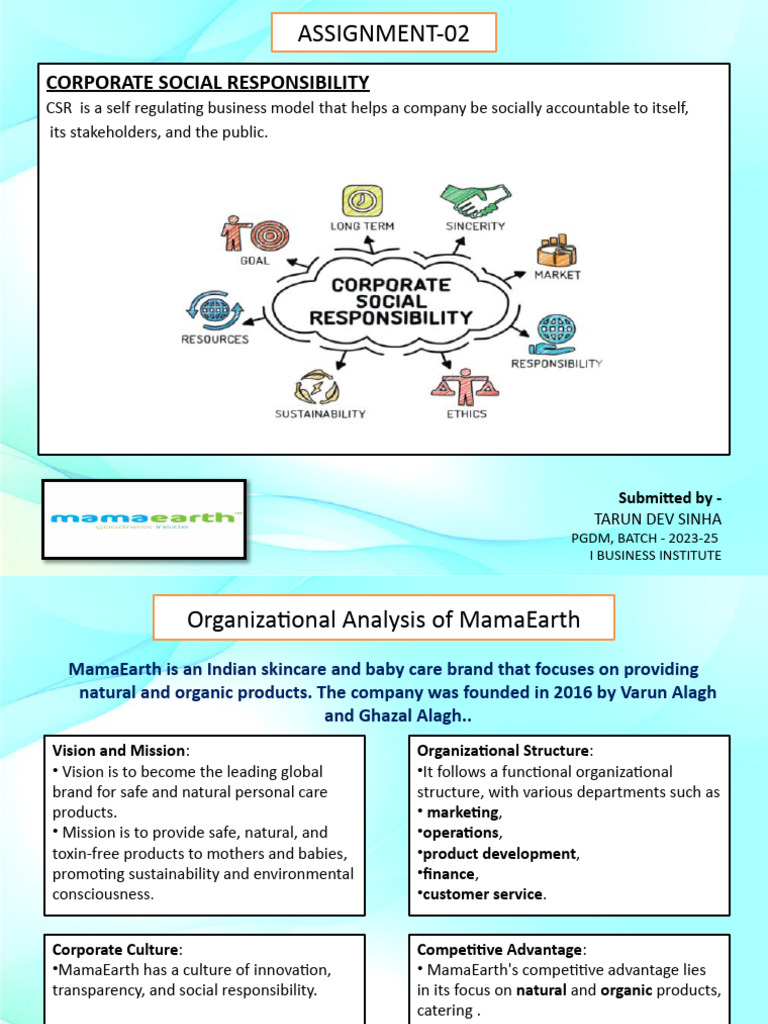 Assignment 2 - CSR | PDF | Corporate Social Responsibility | Business Economics