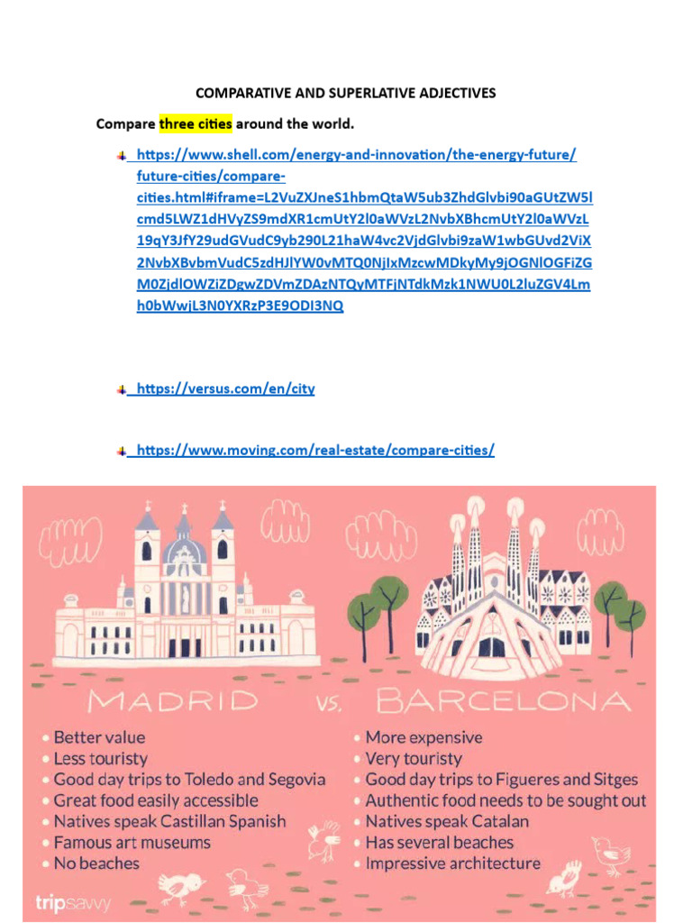 City Comparison for Students | PDF | Business | Computers