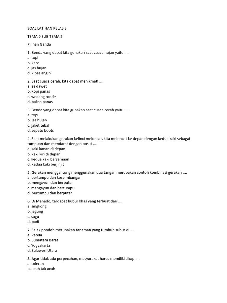 Tema 6 Sub Tema 3 | PDF