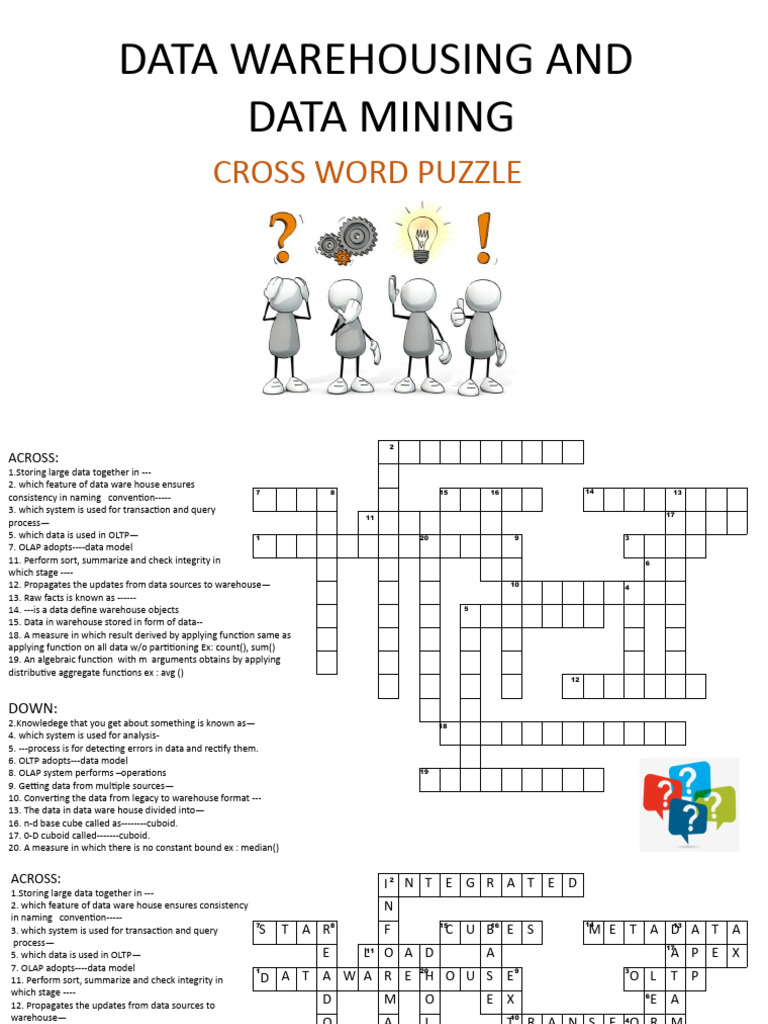 CROSSWORDS For DWDM | Download Free PDF | Computer Data | Databases