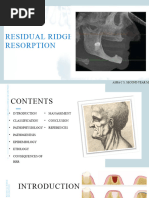 Residual Ridge Resorption | PDF | Bone | Dentures