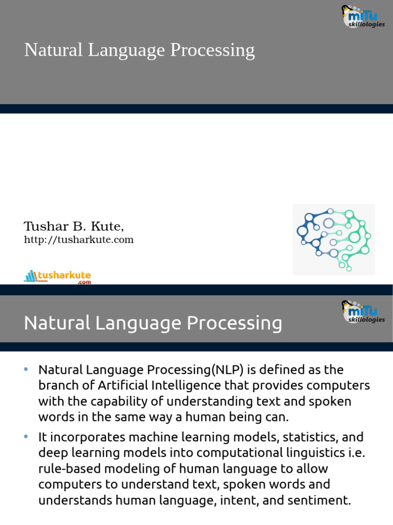 Natural Language Processing | PDF | Parsing | Linguistics