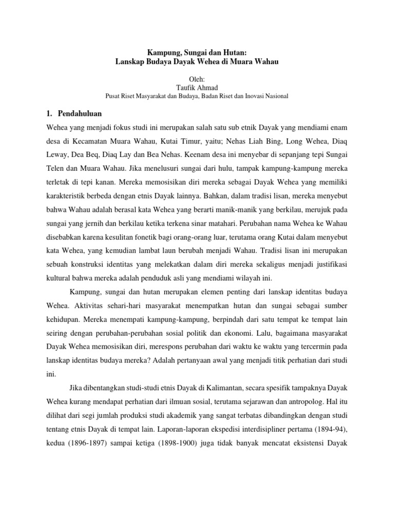 Laporan DAS Mahakam - 21 Juli 2022 | PDF | Ilmu Sosial