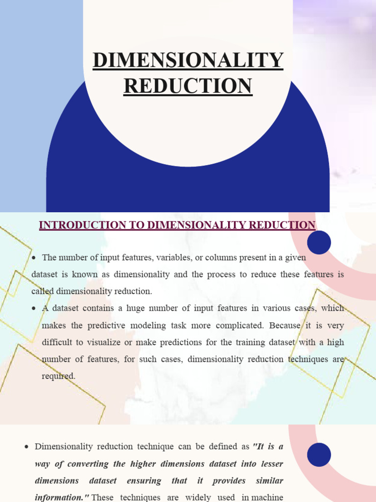 Dimensionality Reduction Techniques Explained | PDF | Eigenvalues And ...