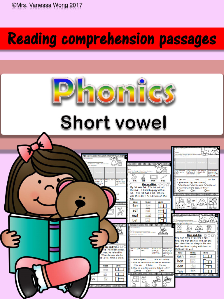 PhonicsreadingcomprehensionpassagesandactivitiesShortVowel 1 | PDF