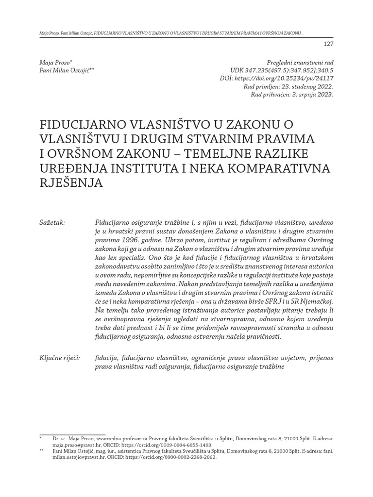 Pravni Vjesnik Vol 39-3-4-06 | PDF