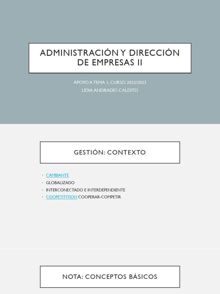 ADE II Tema 1 Introducción | PDF | Planificación | Ciencia cognitiva