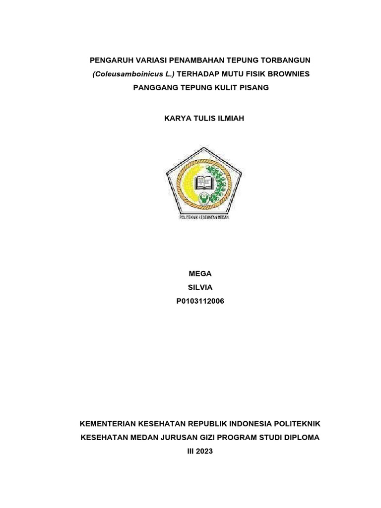 Kti Mega Silvia | PDF | Kesehatan Holistik