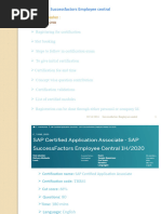 SuccessFactors EC Standard Workbooks | PDF