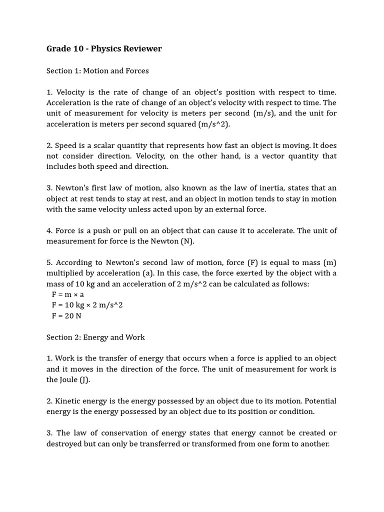 Physics New | PDF | Waves | Force