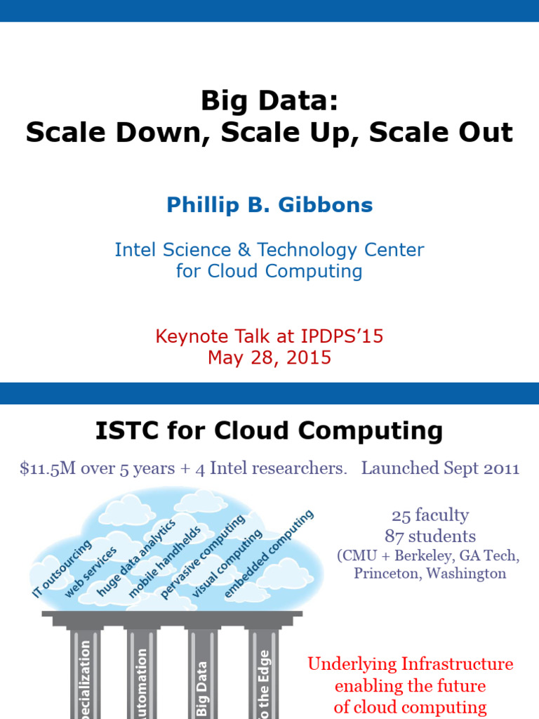 Big Data PBGibbons Ipdps15 Final | PDF | Scalability | Big Data