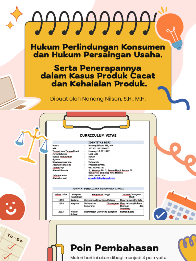 8 Mei - Hukum Perlindungan Konsumen Dan Hukum Persaingan Usaha ...