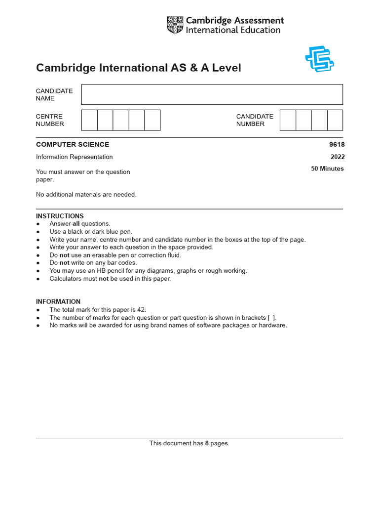 Information Representation Test Download Free Pdf Data Compression Computer Science