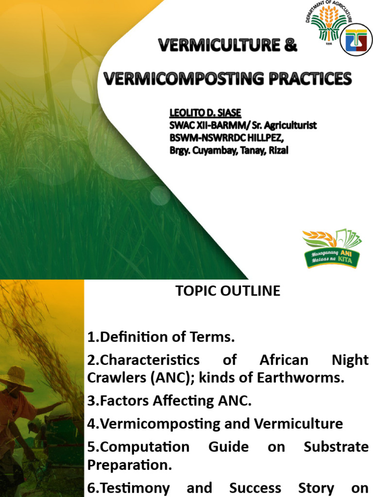 Vermiculture & Vermicomposting | PDF | Agriculture | Natural Materials
